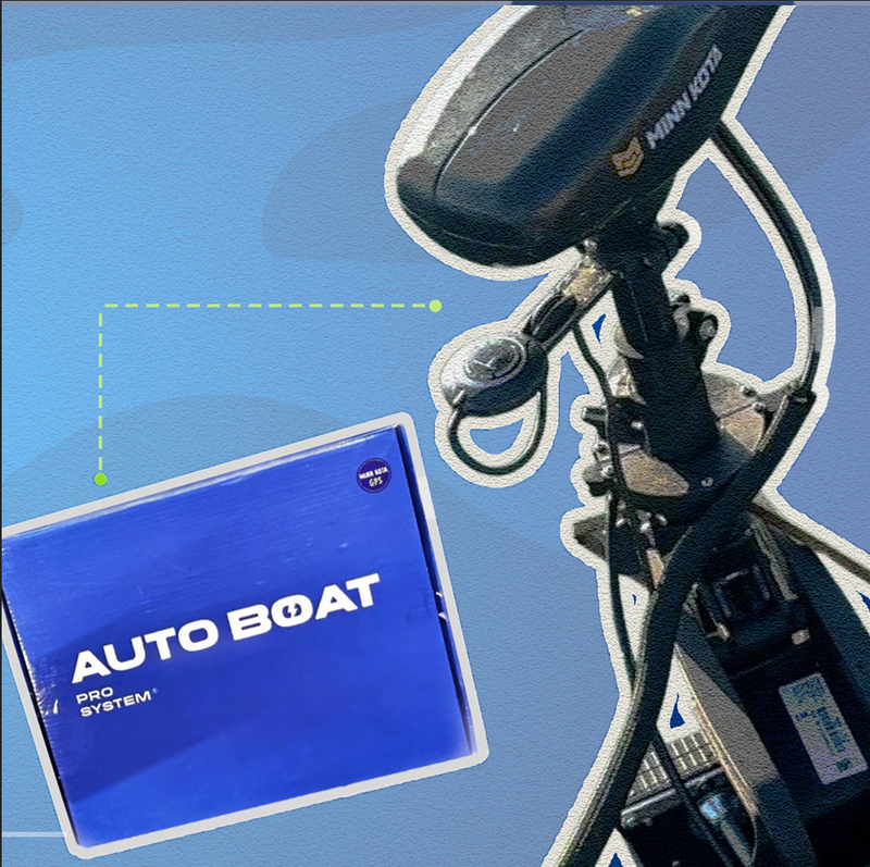 AUTOBOAT SMART HEAD GPS Pro Anchor System - for 12V Minn Kota 30-55 Lb ...
