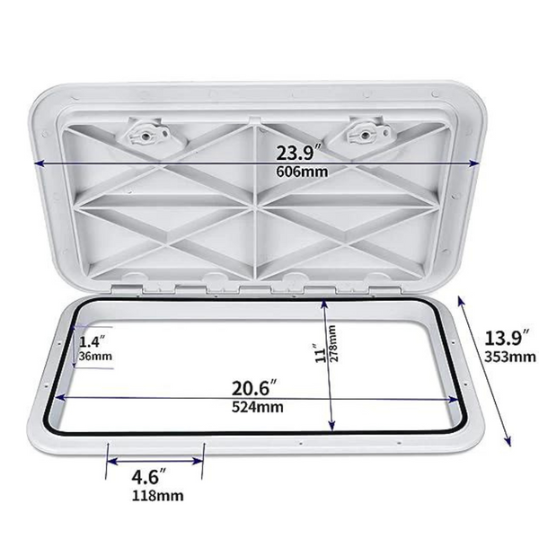 Hatches and Access Lids ABS Plastic